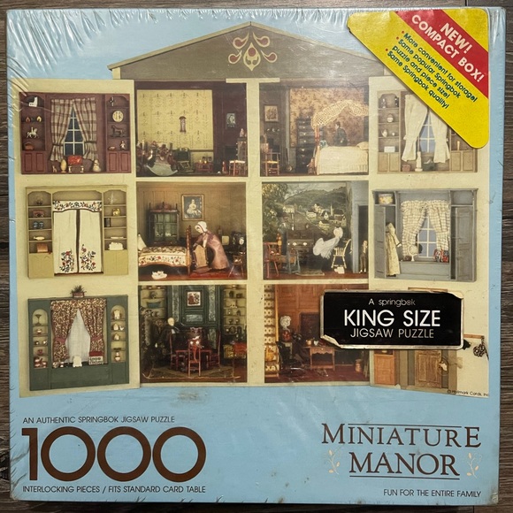 Sprinkbok | Games | Springbok Miniature Manor 00 Pieces | Poshmark
